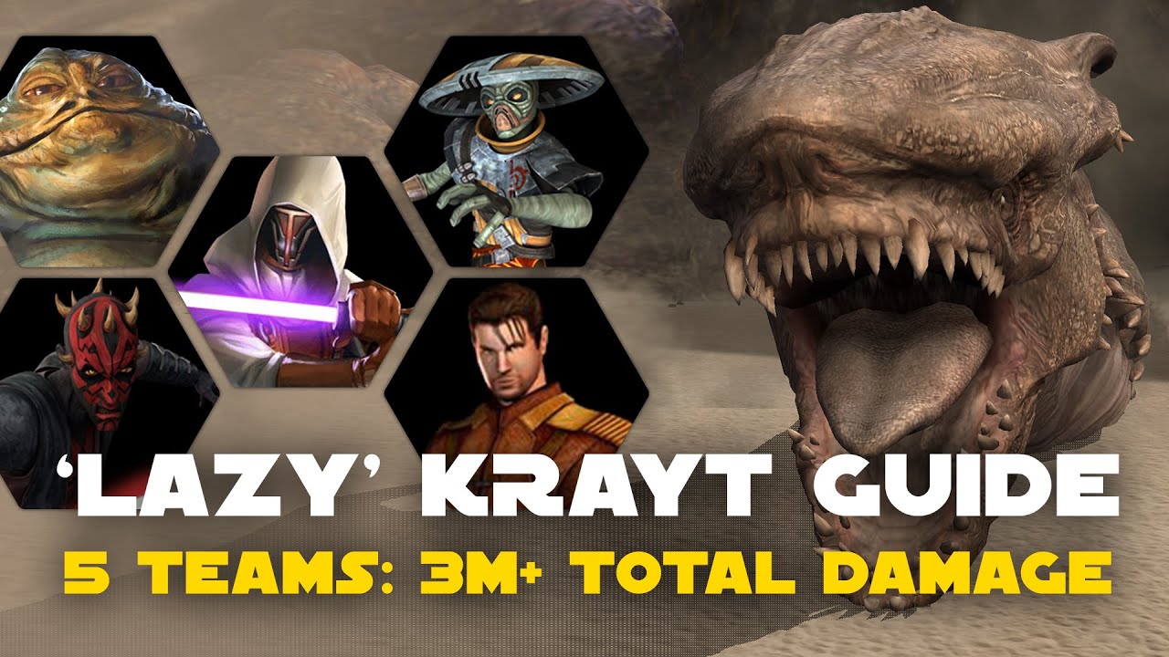 Low level Krayt Dragon Raid Guide - 3M+ Total Damage without swapping ...
