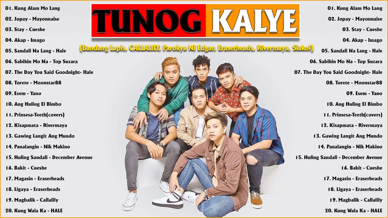 Tunog Kalye Songs 90s| Pinoy Music | Eraserheads, Rivermaya, Siakol ...