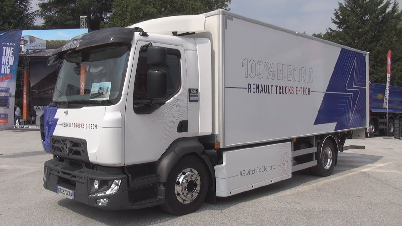 Renault Trucks D E-Tech Electric 16T Lorry Truck (2022) Exterior and ...