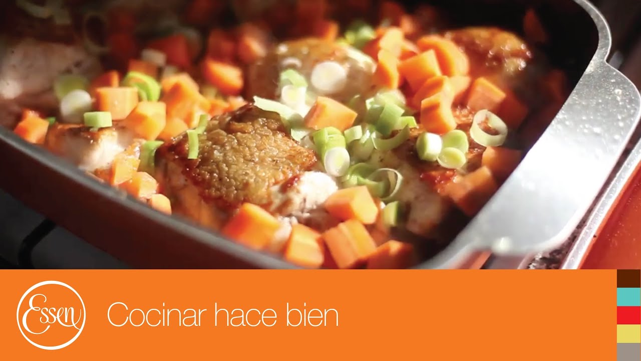 Essen - Recetas - Pollo con verduras - YouTube