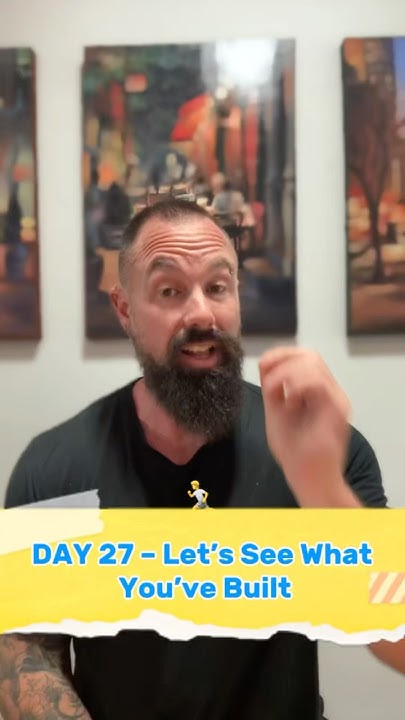 DAY 27 – Let’s See What You’ve Built - YouTube