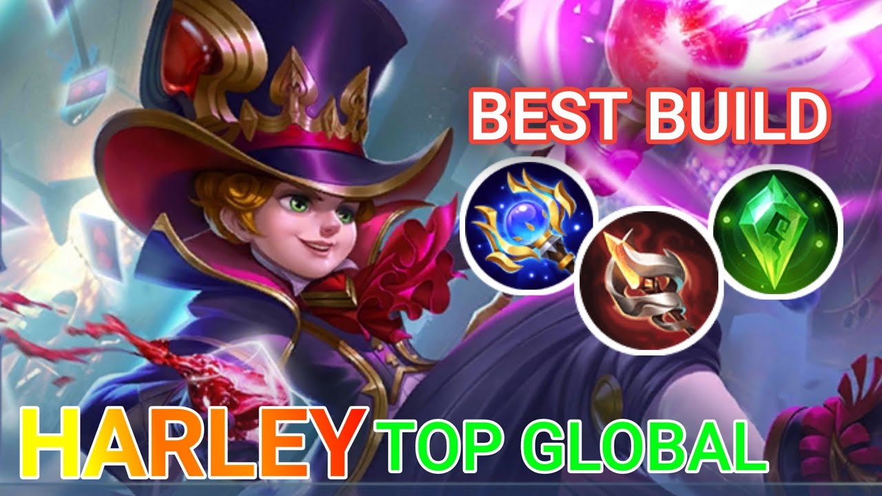 BRUTAL DAMAGE! GODLIKE HARLEY BEST BUILD 2022 MLBB - YouTube