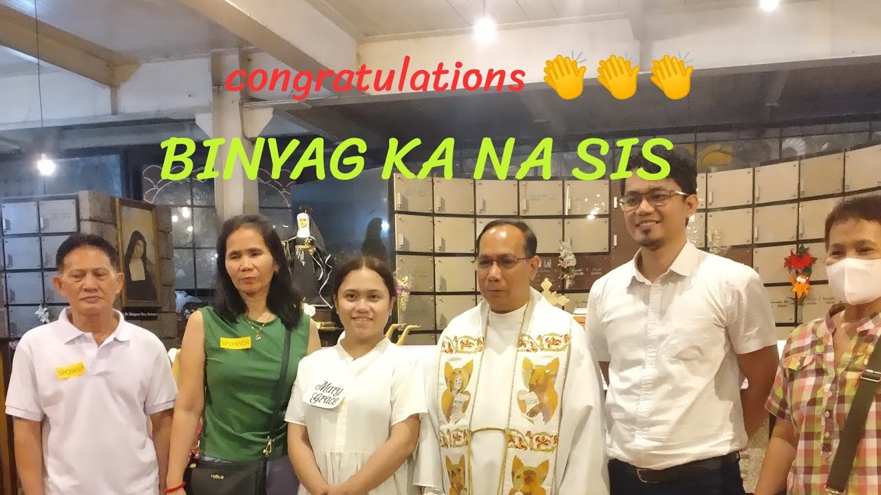 #BINYAG katunayan na tayo ay KRISTIYANO KATOLIKO. - YouTube