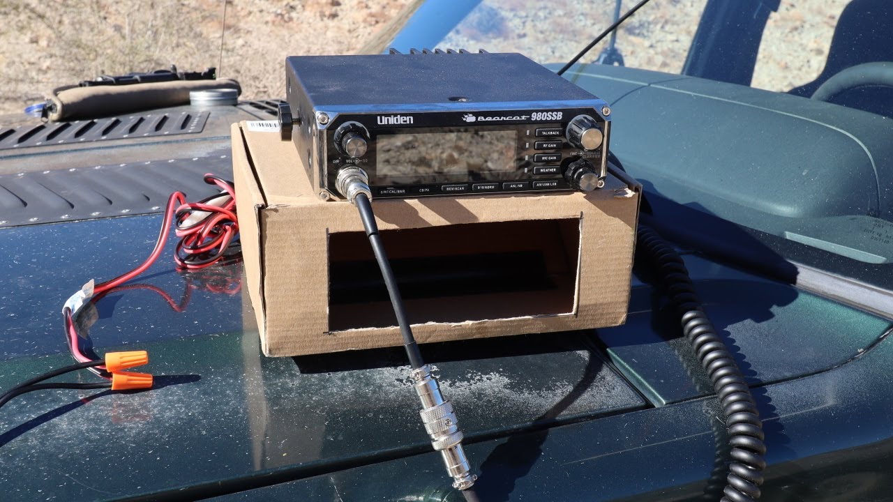 Campsite CB Radio Base Station - YouTube