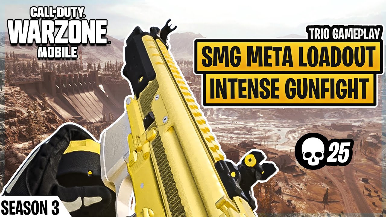 WARZONE MOBILE SMG META INTENSE GUNFIGHT - YouTube
