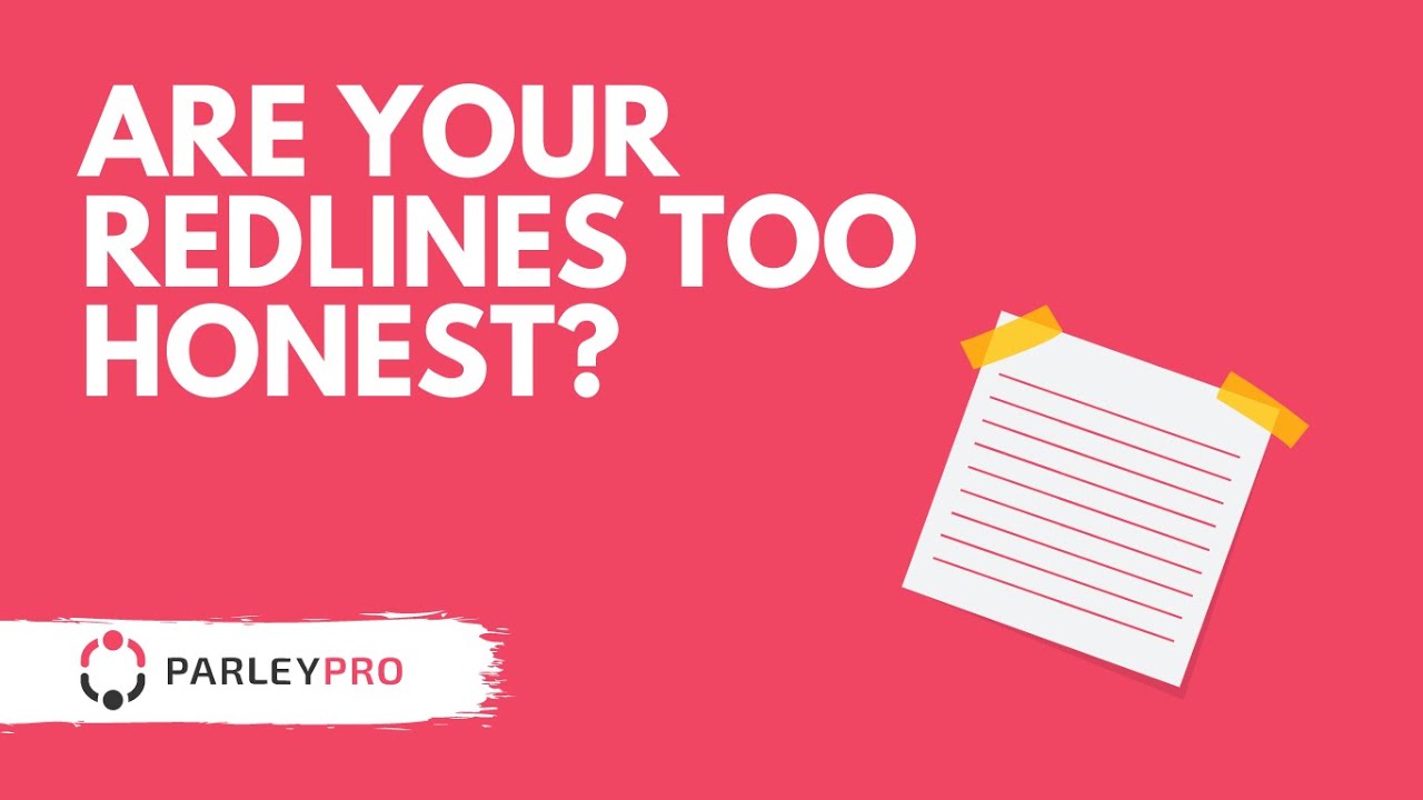 Redlining a document. Are your redlines too honest? - YouTube