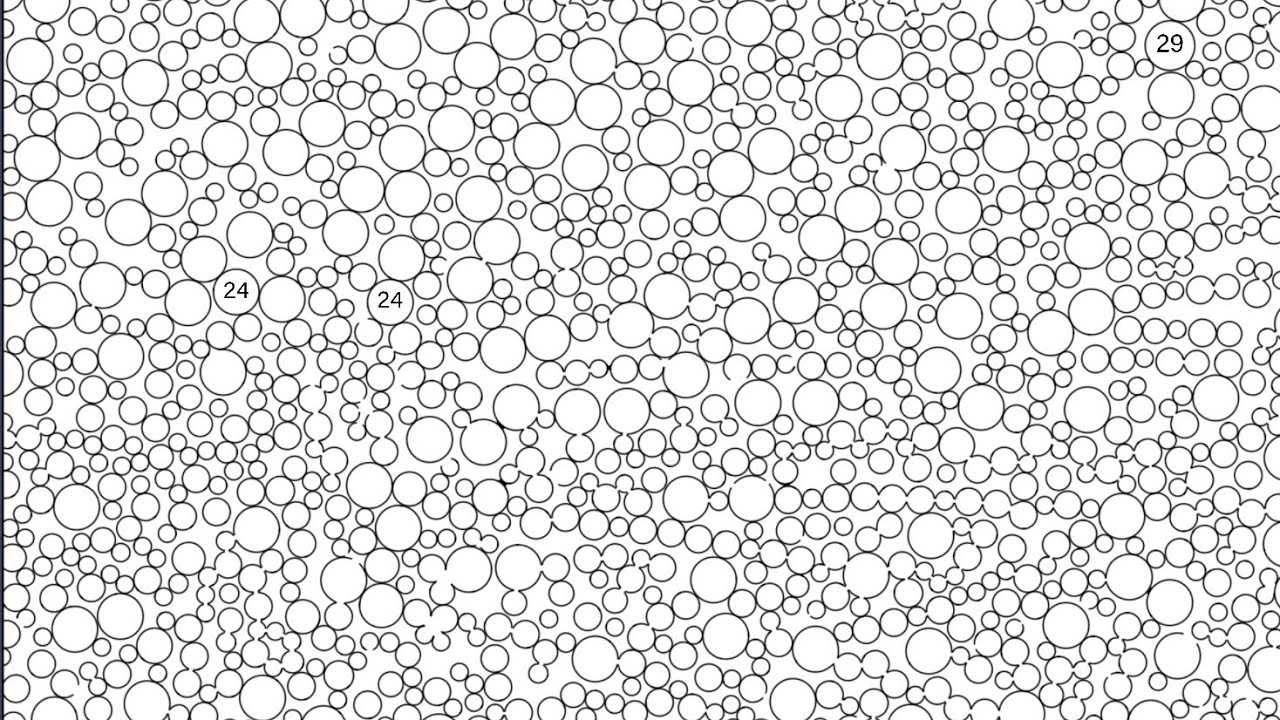 Dotty Design Dots Modern Art Tree by River Paint by Numbers Color Oasis ...