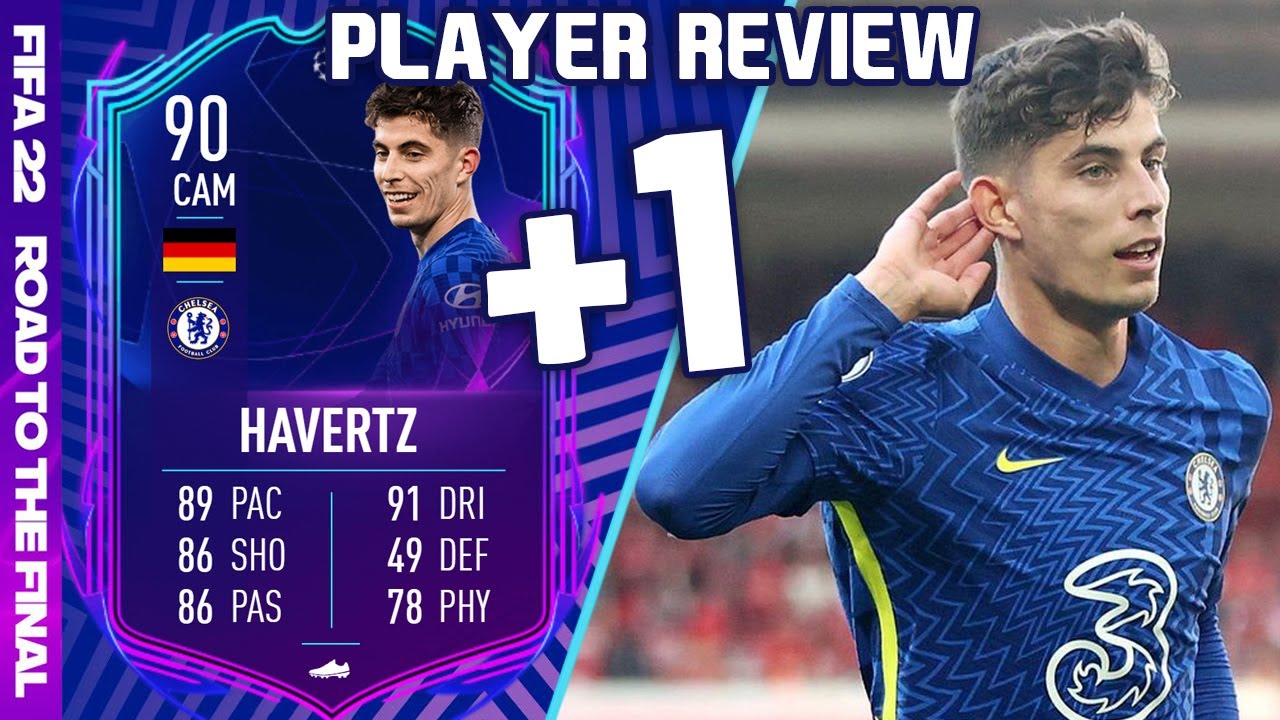 UPGRADED KING! 👑 90 RTTF KAI HAVERTZ PLAYER REVIEW! FIFA 22 ULTIMATE ...