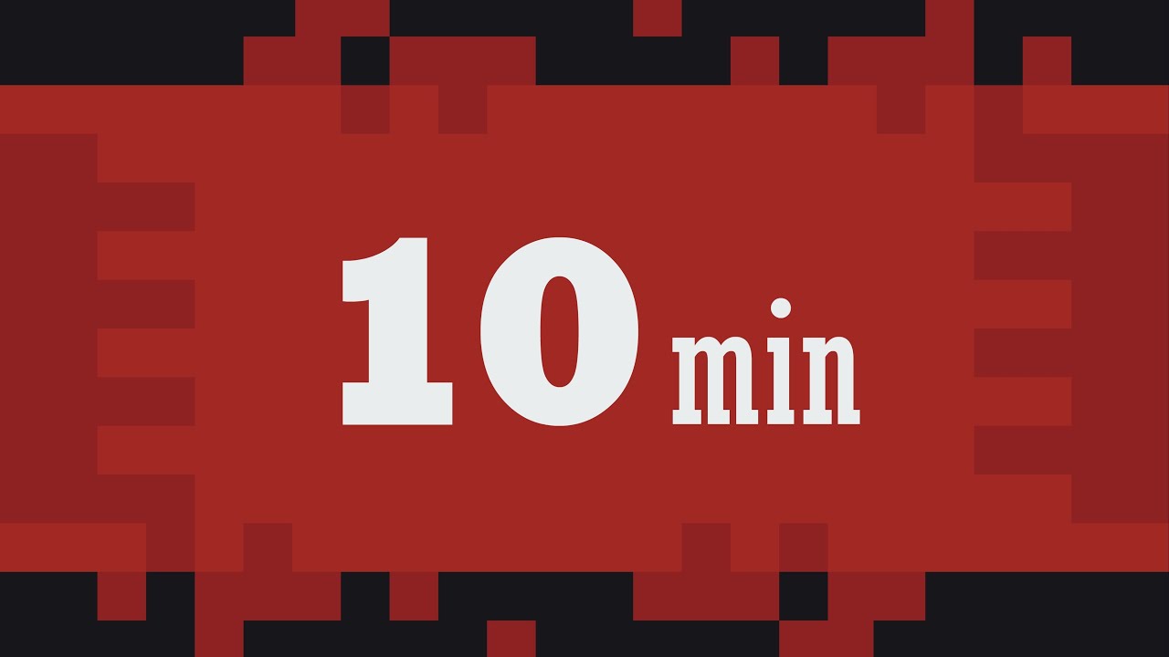 10 Minute Timer (Basic Red) - YouTube