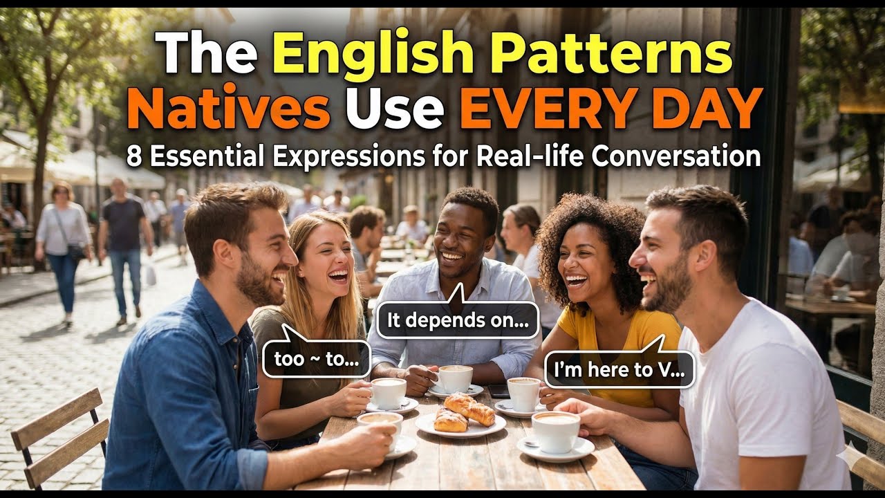 Master the 8 English Patterns Native Speakers Use Every Day | Speaking ...