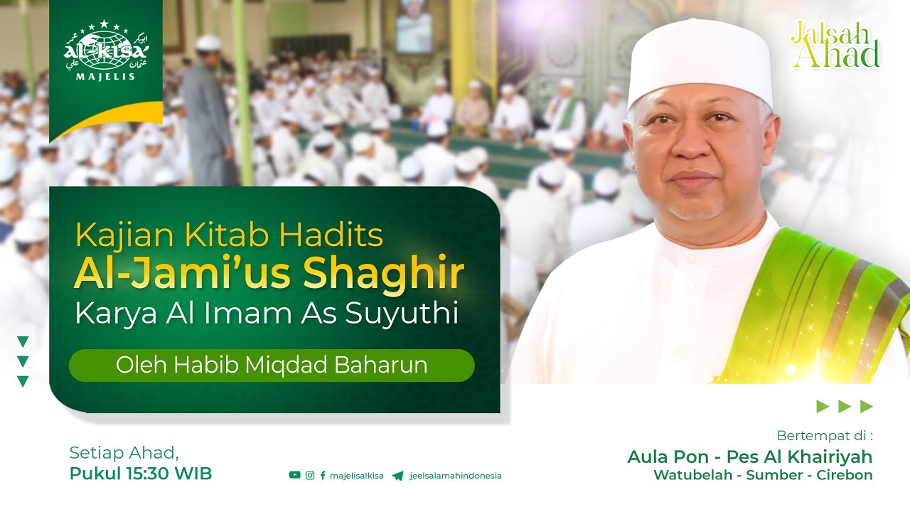 🔴 [ LIVE ] Jalsah Ahad Al Kisa' || 15 Januari 2023 - YouTube