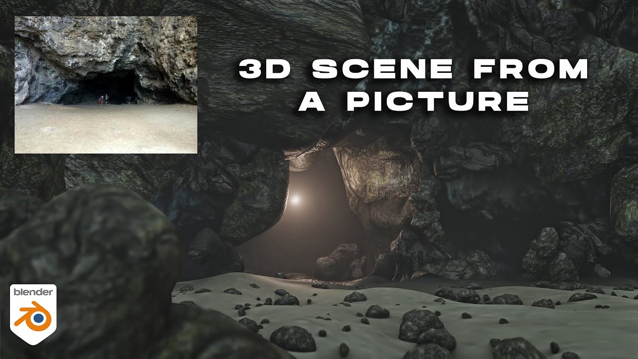 3D Scene from Picture | Blender (ian hubert blender conference) - YouTube