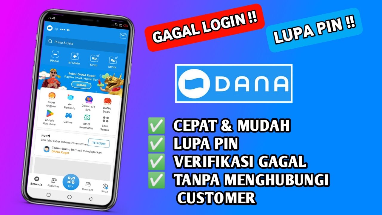Cara Mengatasi Lupa Pin Dana Tanpa Menghubungi Customer Service | Cara ...