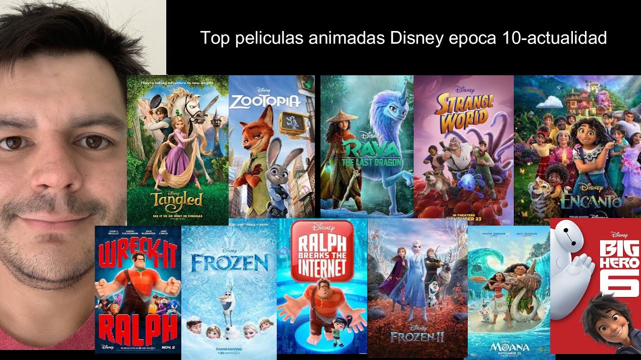 Top peliculas animadas Disney época 2010-2022 - YouTube