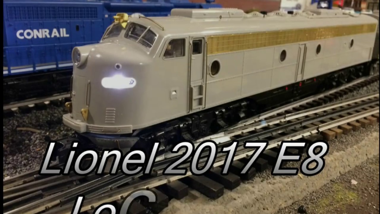 Preview of the Lionel 84081 Conrail E8 A-A locomotive set - YouTube