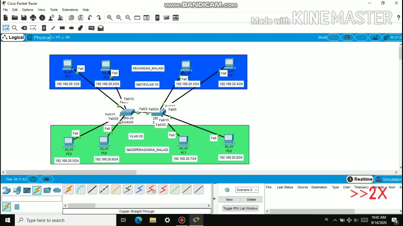 TUTORIAL VLAN MODE TRUNK - YouTube
