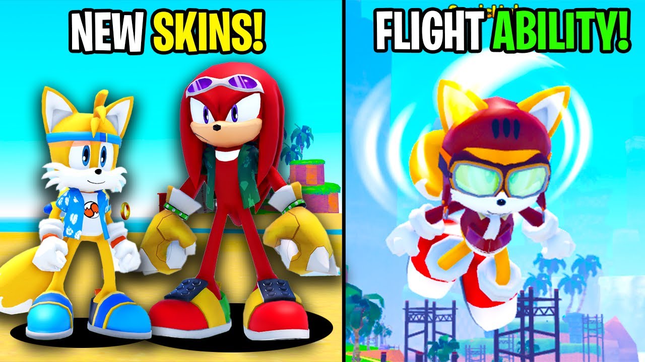 NEW FLIGHT ABILITY + Unlock Summer Tails & Knuckles FAST! (Sonic Speed ...