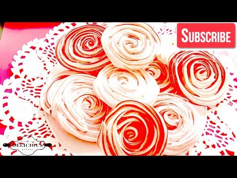 Meringue roses/Bezele trandafir
