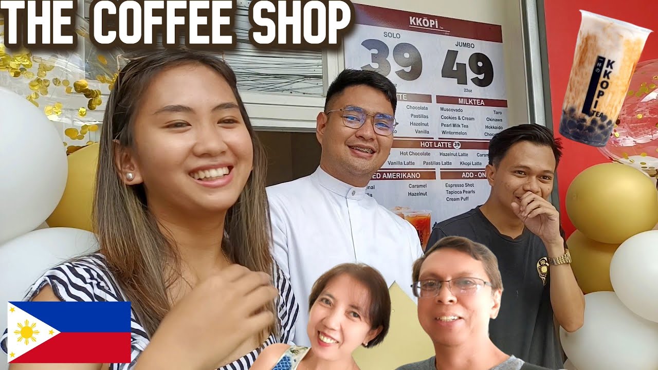 BEST KKOPI COFFEE SHOP BLESSING & OPENING on COL. GUIDO RD. ANGONO ...