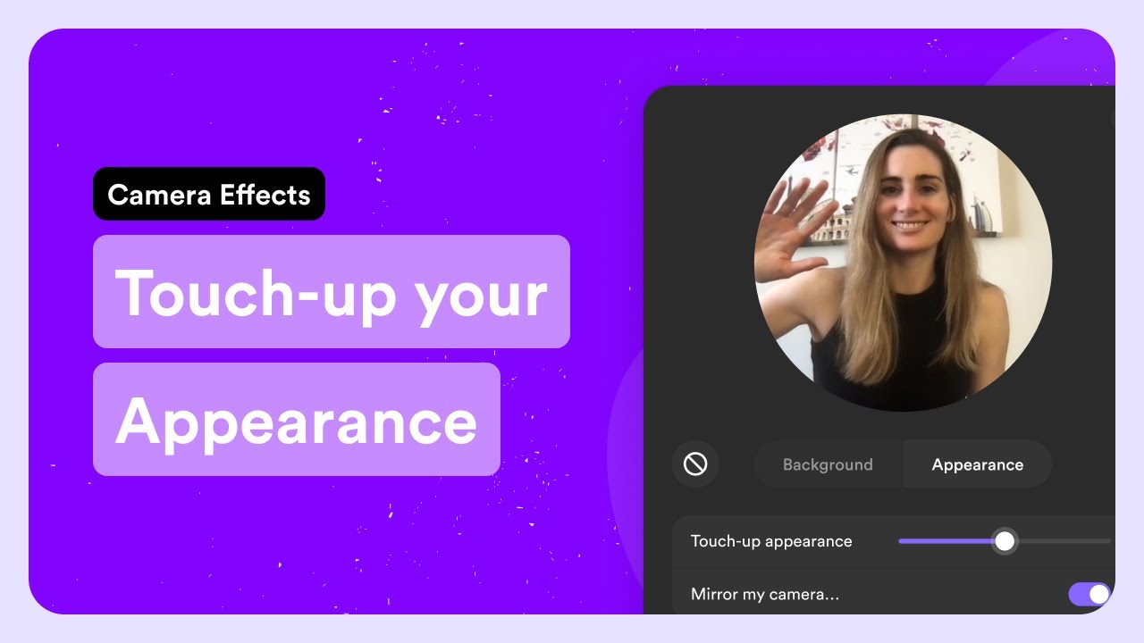 Touch Up Appearance — Record Beautiful Videos - YouTube