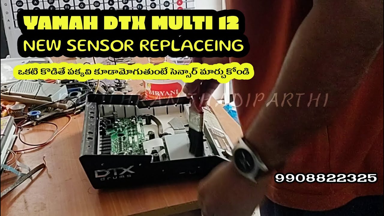 YAMAHA DTX MULTI 12 | NEW SENSOR REPLACEING | ఒకటి కొడితే పక్కవి ...