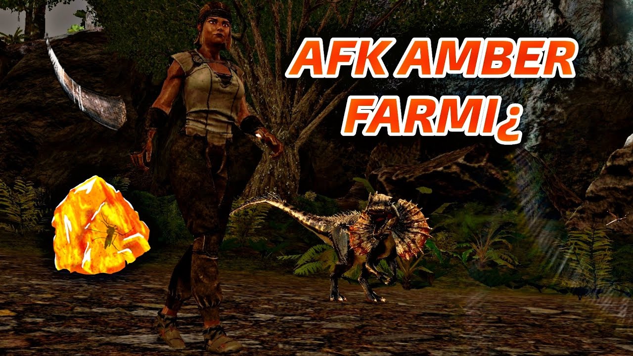 Ark Mobile Amber Kasma Yöntemi. (5x Gergedan Boynuzu) - YouTube