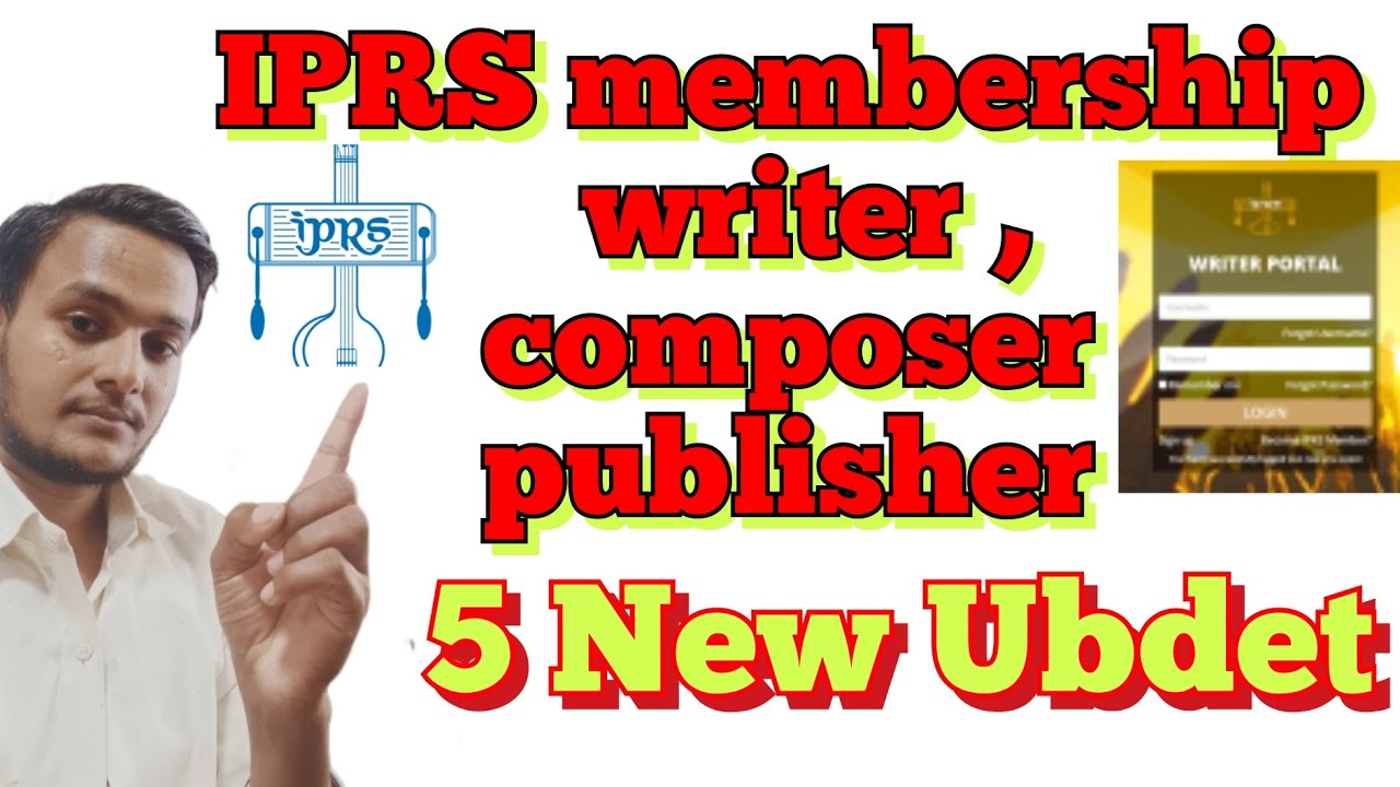 5 New update IPRS royalty publisher portal Register login, - IPRS ...