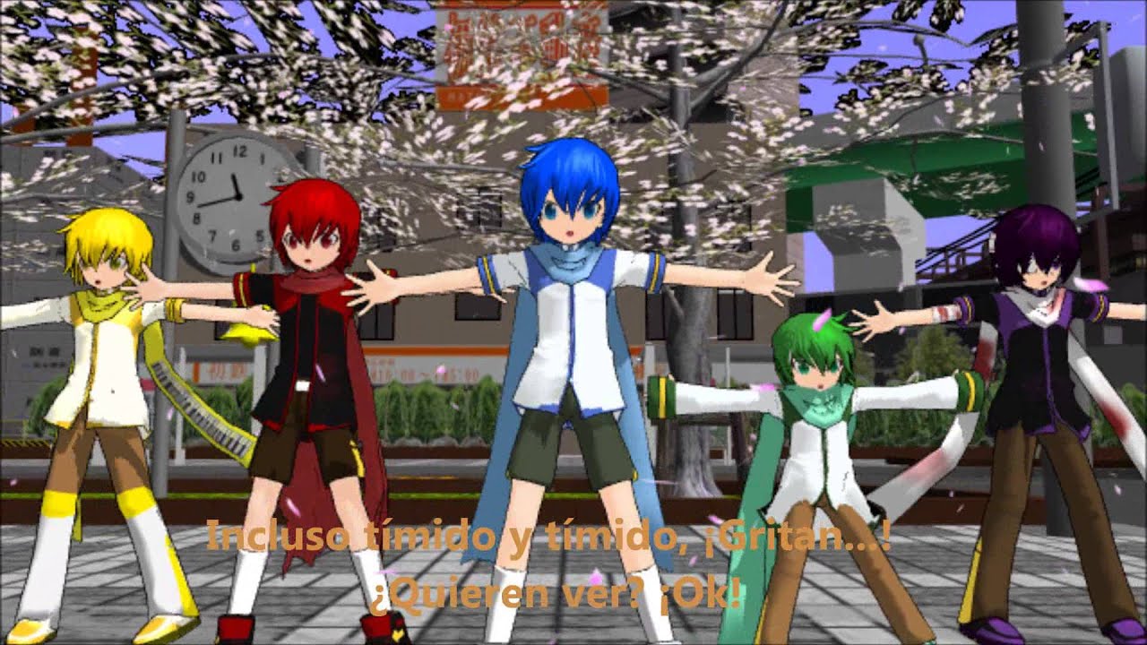 MMD~Bakunyu sentai pai rangers~ Sub español~ Ver. hombres~ Hermanos ...