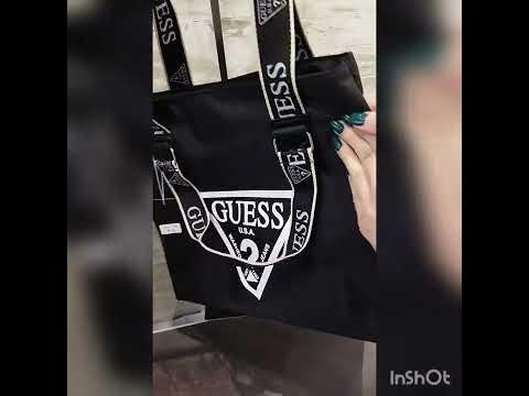 Сумка Guess шопер спортивная пляжная - YouTube