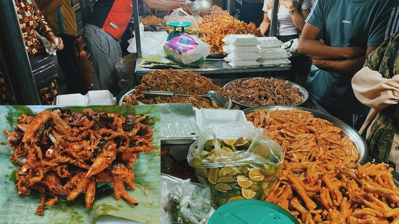 Yummy Chicken Organs Fried | Cambodian Street Food - YouTube