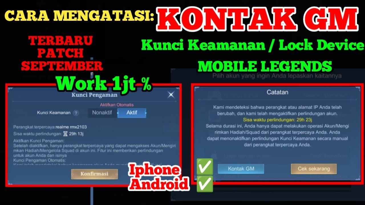 Cara mengatasi kontak gm 30 hari ml (Cara mengatasi kontak gm kunci ...