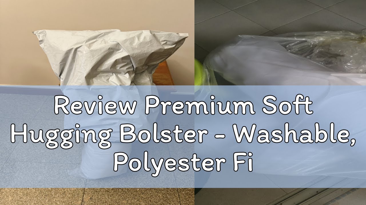 Review Premium Soft Hugging Bolster - Washable, Polyester Fiber Filling ...