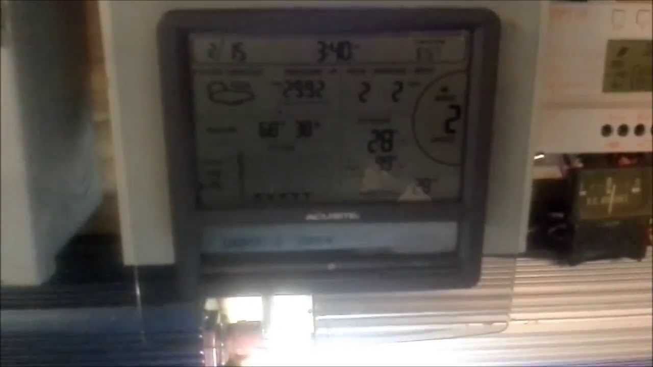 New Acu rite weather station. Model # 00615HD - YouTube