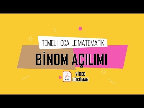 Binom Açılımı Konu Anlatımı ve Soru Çözümü