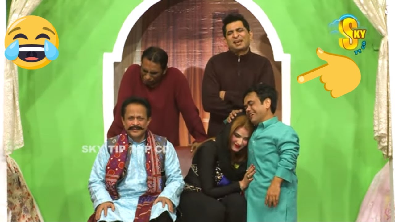Vicky Kodu with Amjad Rana and Azeem Vicky | New Stage Drama Meri ...