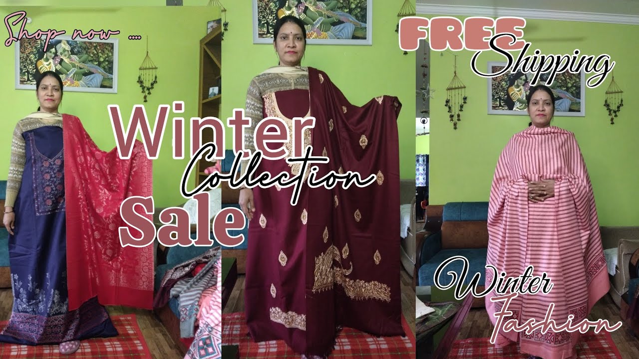 kashmiri suit 🔥 Kullu pati suit 🔥 pure wool suit 😍 woollen unstitched ...