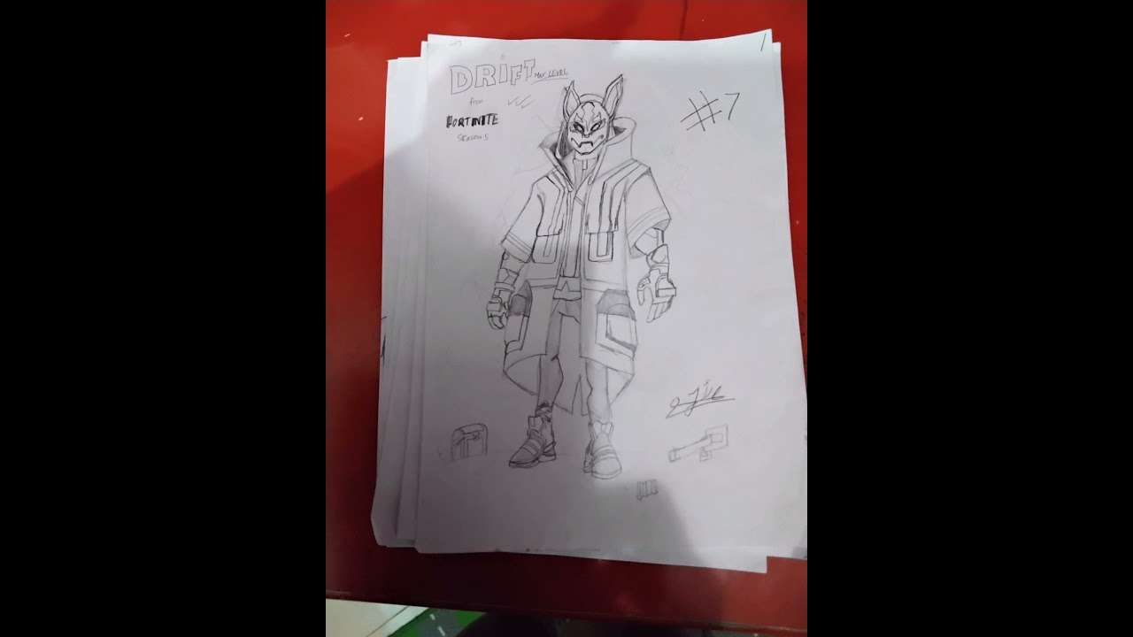 every fortnite drawing I've ever made... #chapter3fortnite #fortnite ...