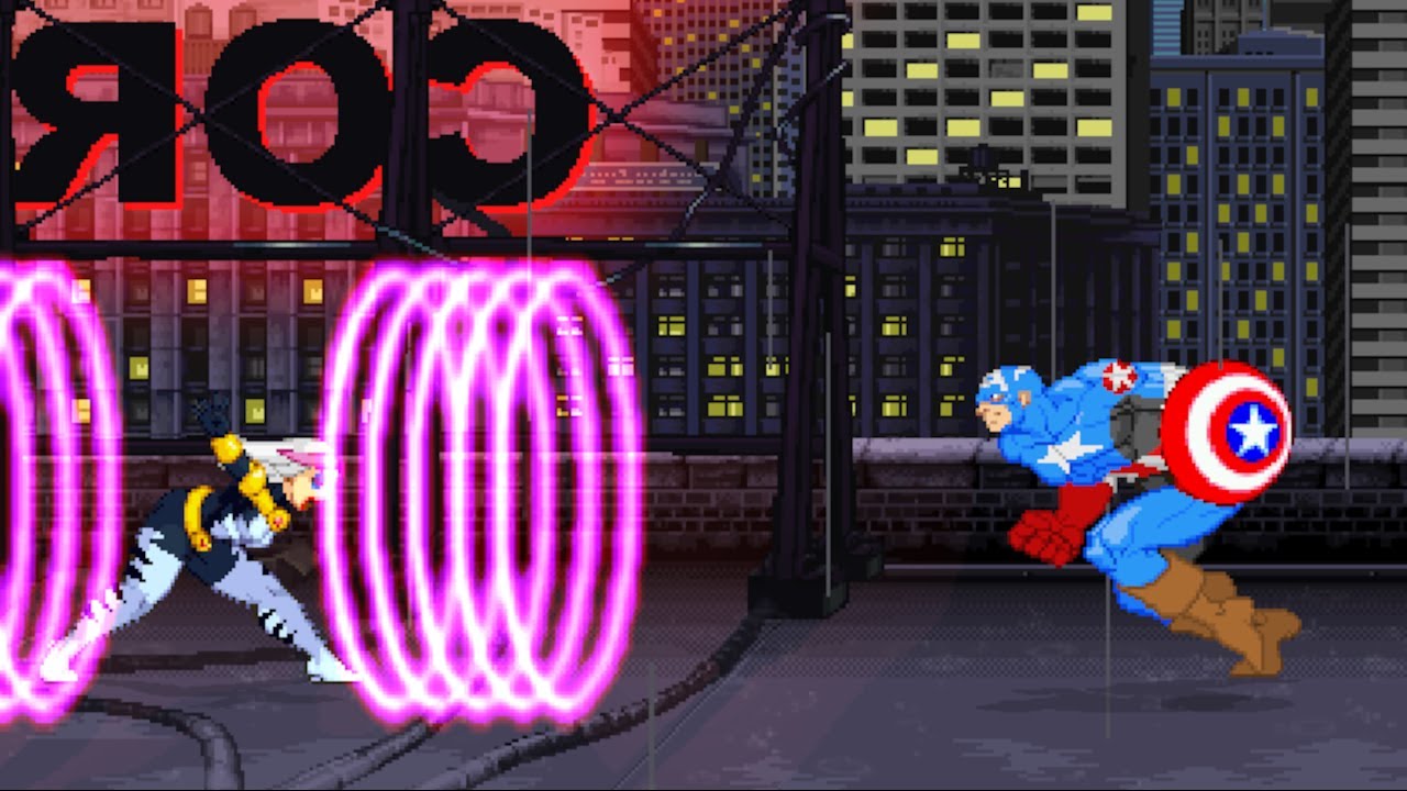 MUGEN Battle Showcase: Songbird Vs Captain America - YouTube