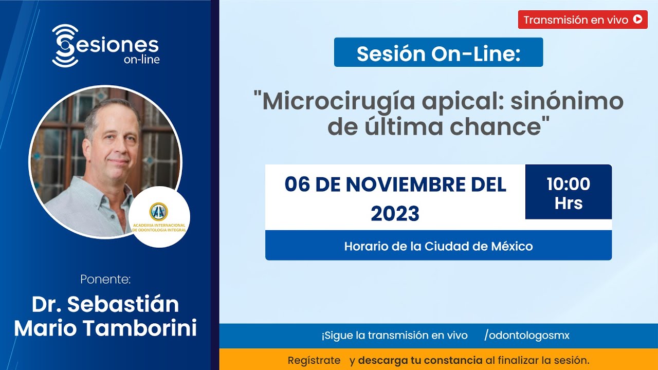 Sesión On-Line: "Microcirugía apical: sinónimo de última chance" - YouTube