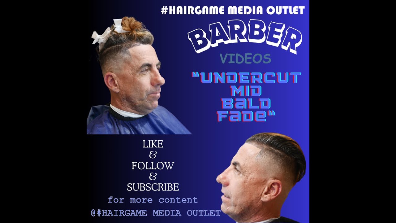 BARBER VIDEO: HOW TO DO MID-BALD FADE UNDERCUT AND STYLE (AFGHAN ...