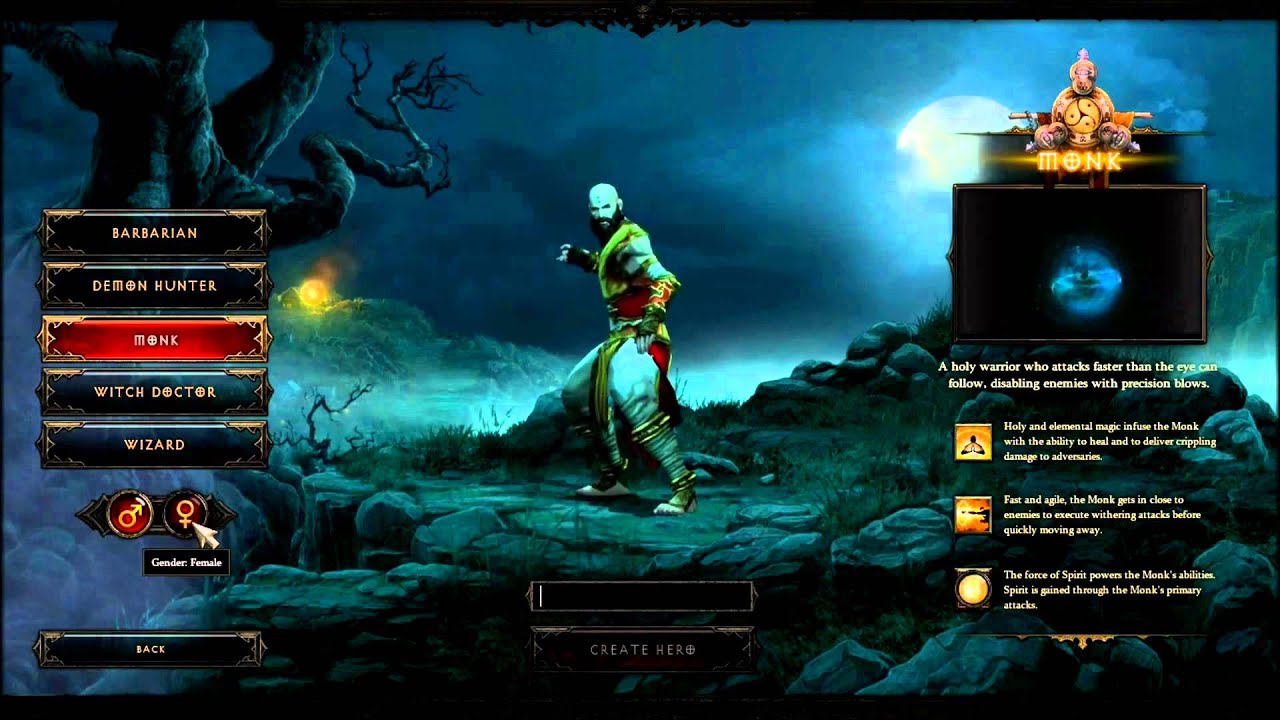 Diablo 3 - Character Selection [HD] - YouTube