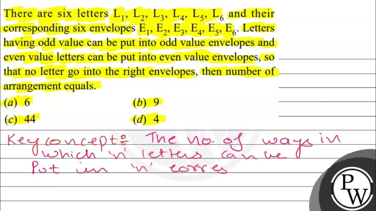There are six letters \( \mathrm{L}_{1}, \mathrm{~L}_{2}, \mathrm{~L}_{3}, \mathrm{~L}_{4}, \mat ...