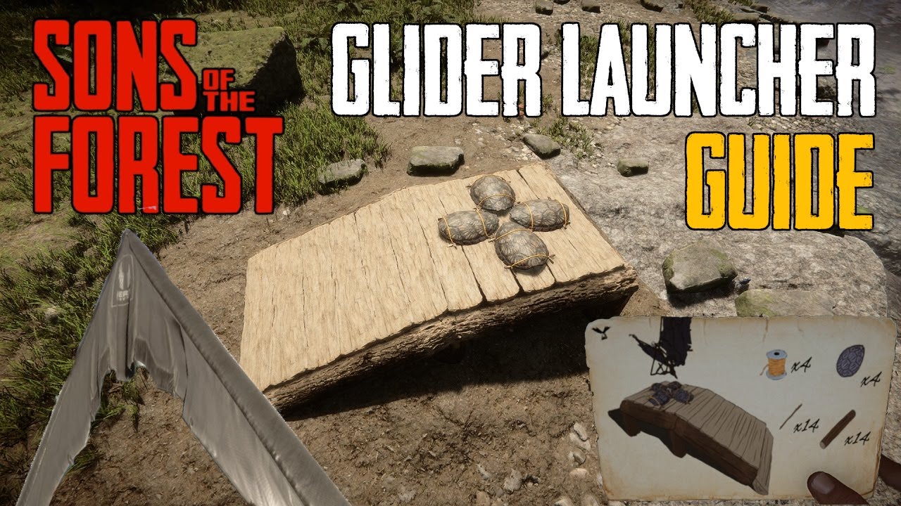 Where to Find The Glider Launcher in Sons of The Forest 1.0! NEW Sons ...