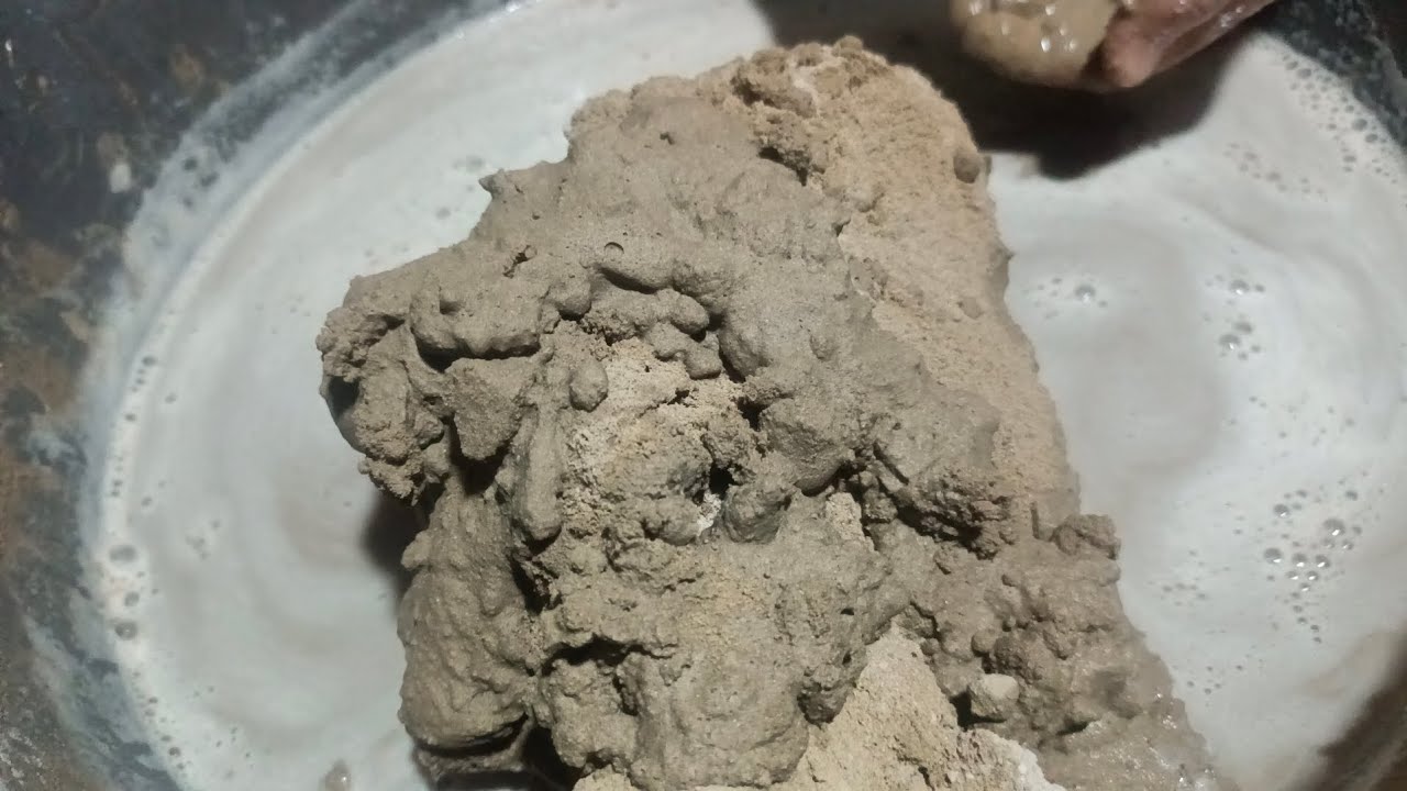 NIGHT SHOOT: Mud Soft Clay Water crumbling 🤤💦 #Yummy #Soothing # ...