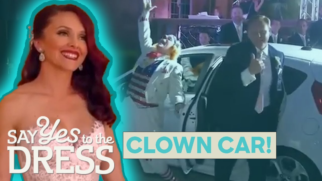 Groom Arrives At Vow Renewal In A Clown Car! | Say Yes To The Dress ...