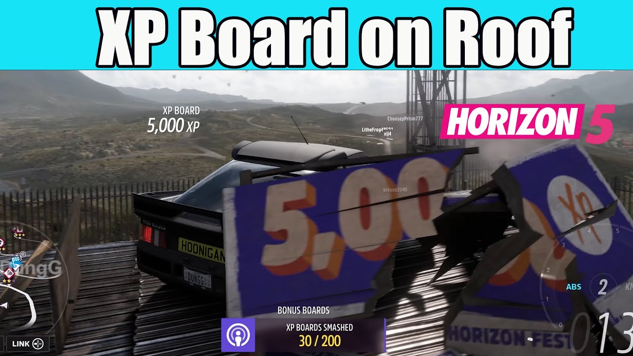 How to get XP Board on Roof easy Forza Horizon 5 - YouTube