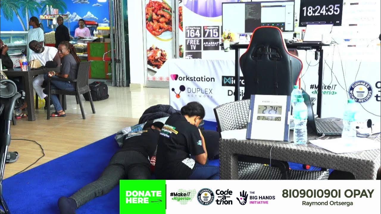 CODE-A-THON | LONGEST TIME SPENT COMPUTER PROGRAMMING 12HOURS+ - YouTube