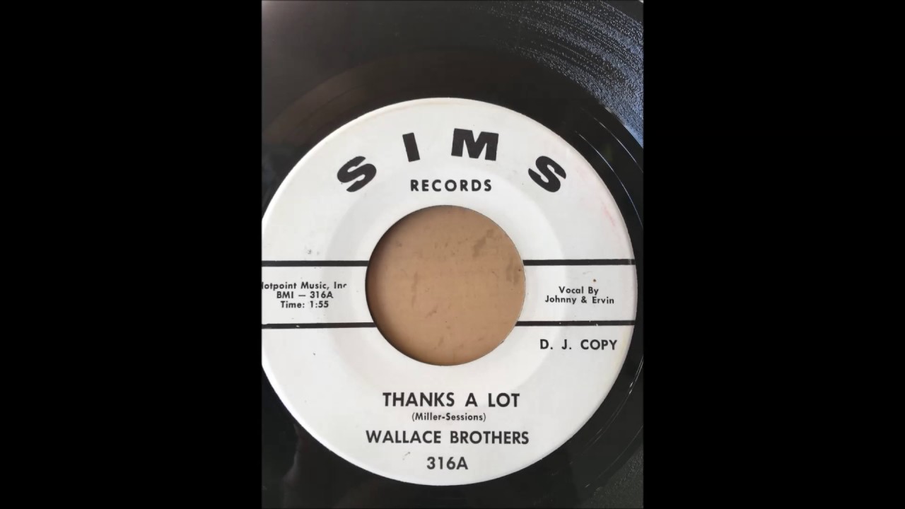 Wallace Brothers - Line Between Love and Hate bw Thanks A Lot - YouTube