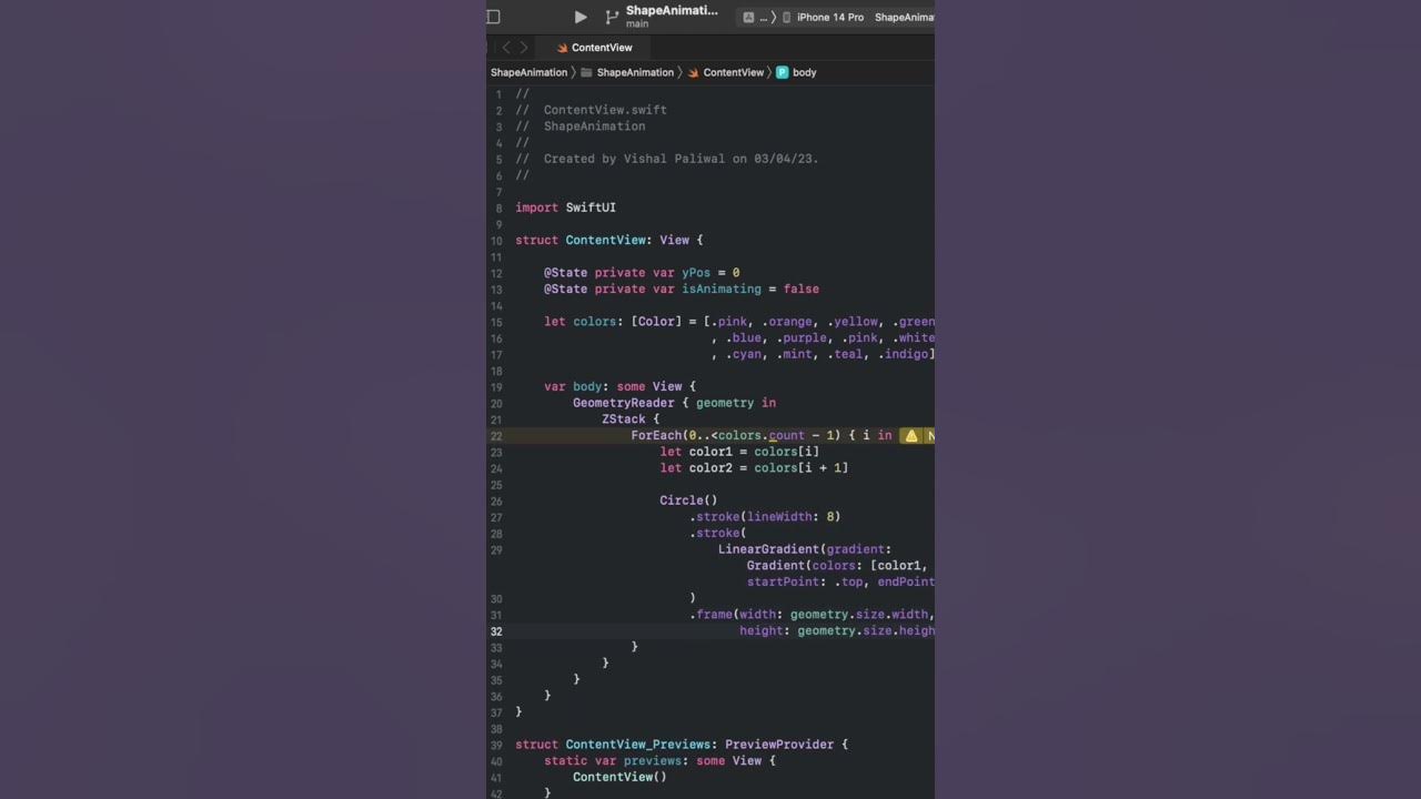 3d Rings Animation In Swiftui Developerlife Iosui Coding Swift
