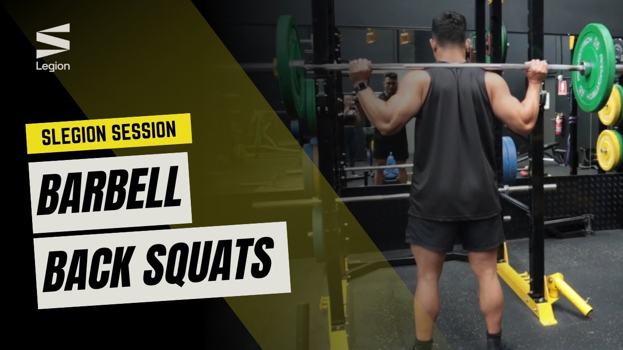 Barbell Back Squats - YouTube